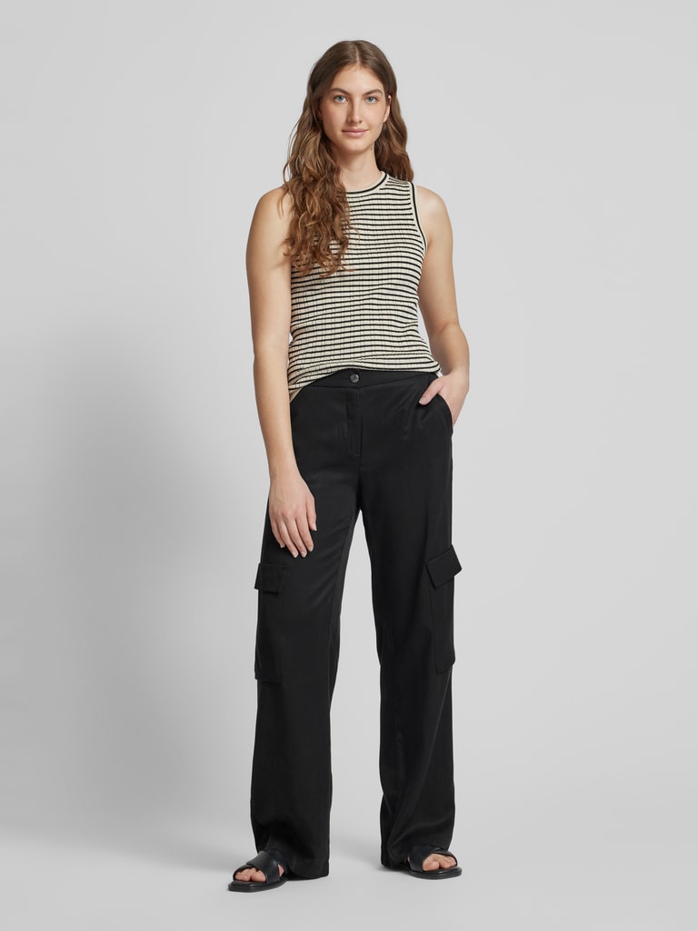 MAC Cargohose mit elastischem Bund Modell 'CHIARA' (black) online kaufen