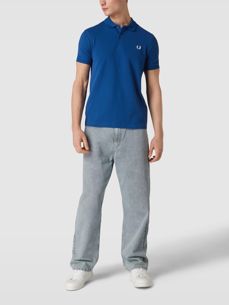 Fred Perry Poloshirt mit Logo-Stitching Modell 'PLAIN' (royal) online ...