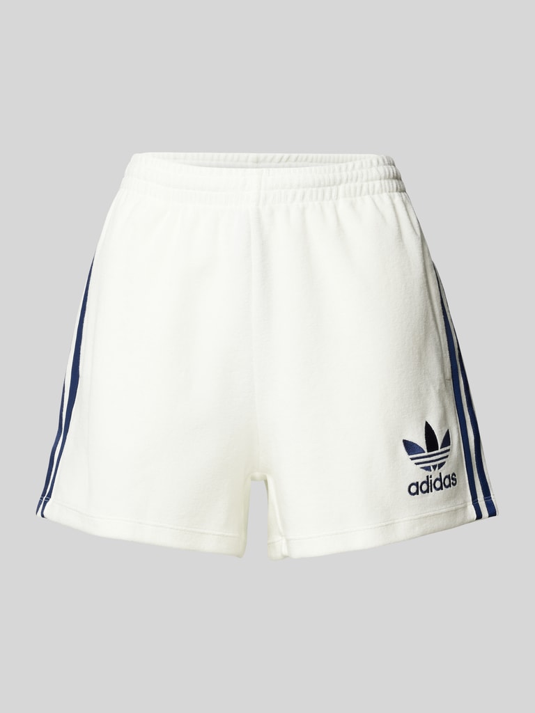 adidas Originals Regular fit sweatshorts met labelstitching, model ...