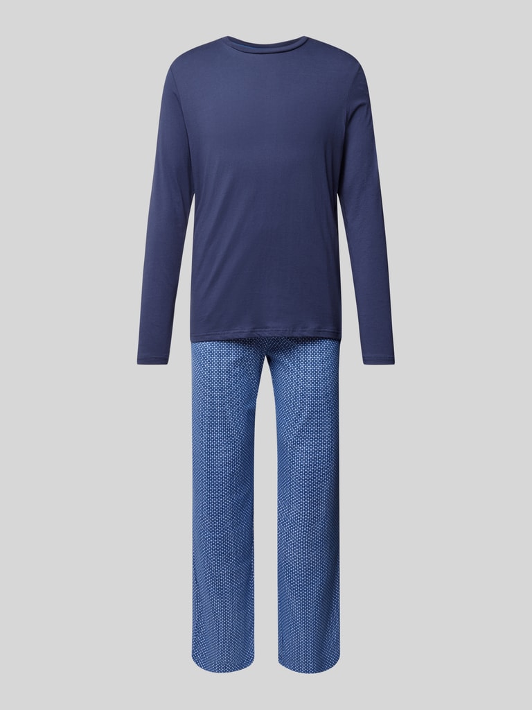 Christian Berg Men Pyjama met elastische band in marineblauw online ...