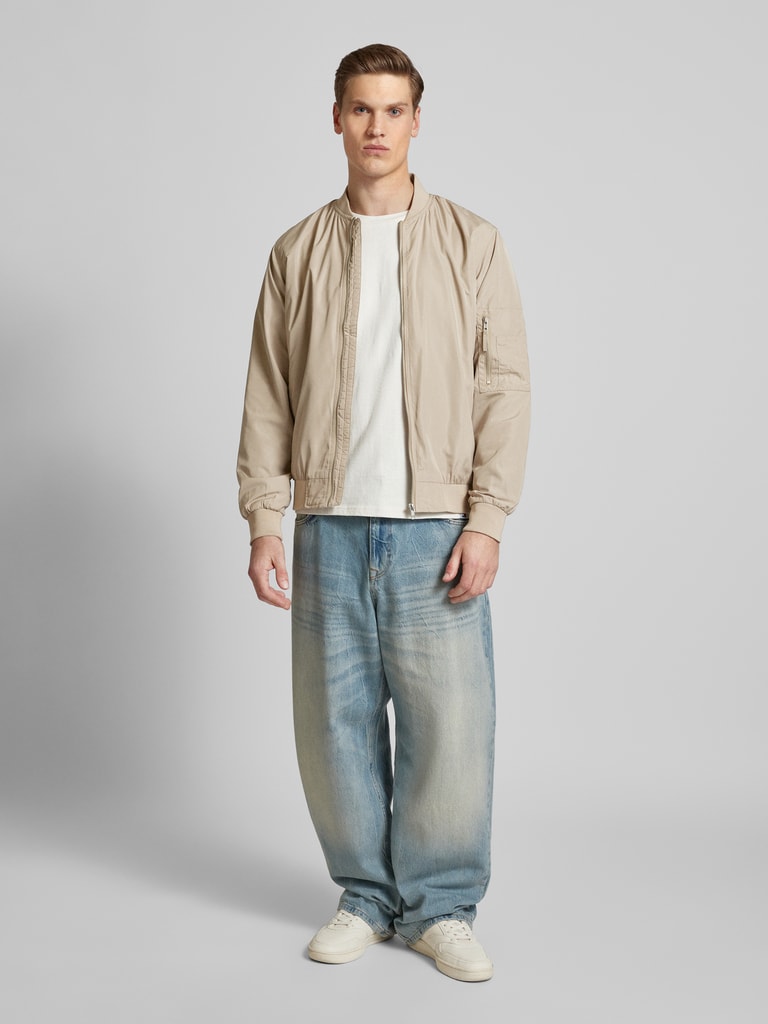 Kup online Blend Bluzon z lamowanymi kieszeniami (beżowy)