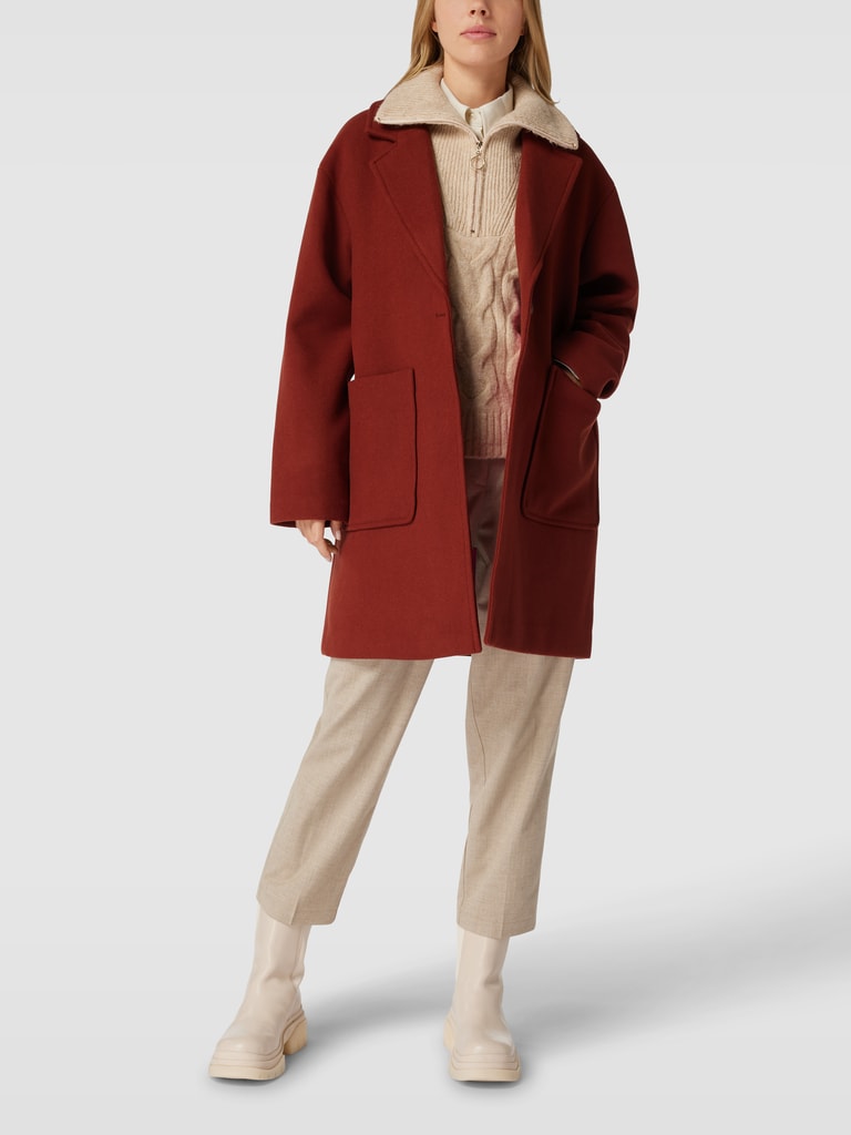 edc By Esprit Jas met reverskraag in roestrood online kopen | P&C