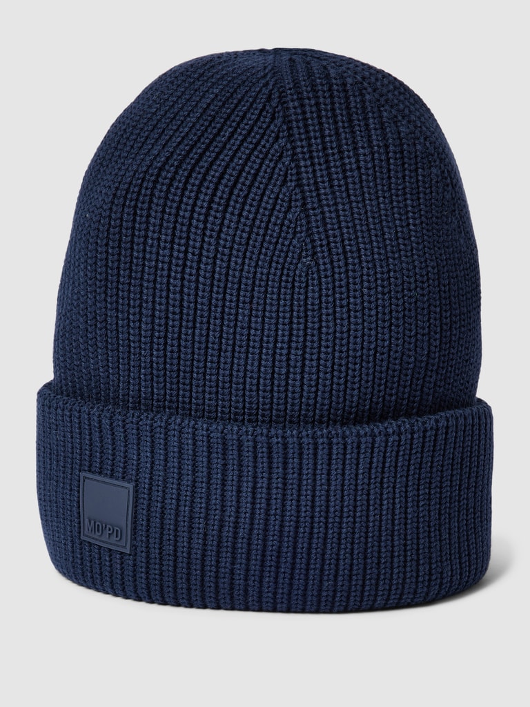 Marc O'Polo Denim Beanie mit Label-Detail (marine) online kaufen