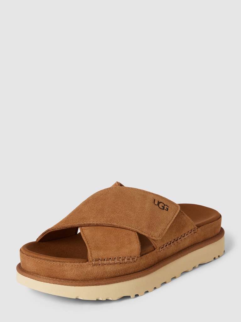 UGG Pantoletten mit Label-Detail Modell 'GOLDENSTAR' (cognac) online kaufen