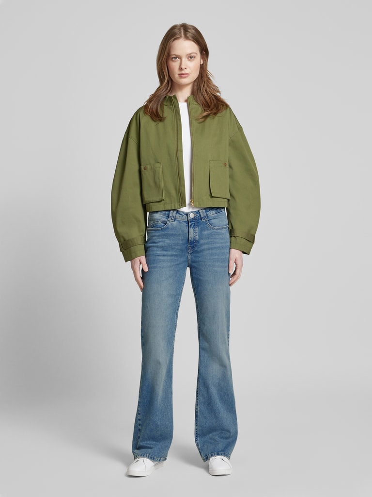 Kup online OPUS PANTS Jeansy rozkloszowane z 5 kieszeniami model ‘Enja’ (jasnoniebieski)