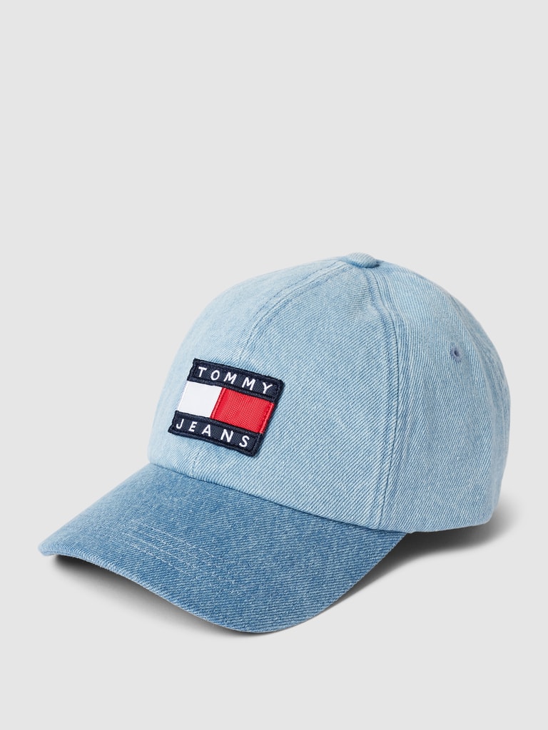 Tommy Jeans Cap in Denim-Optik Modell 'HERITAGE DENIM CAP' (jeansblau ...