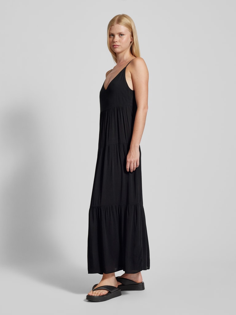 Only Maxikleid mit Spaghettiträgern Modell 'NOVA LIFE VIS RENE' (black) online kaufen