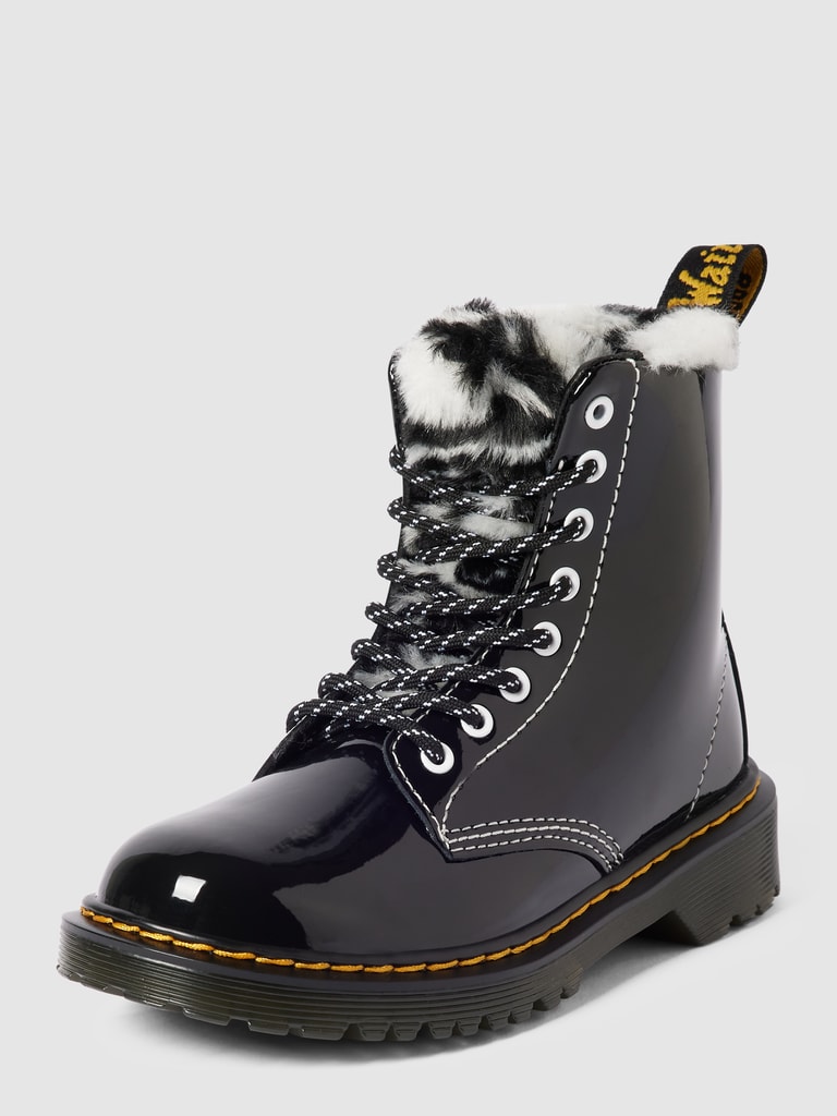 Dr. Martens Schnürboots in Lack-Optik Modell 'Serena' (black) online kaufen