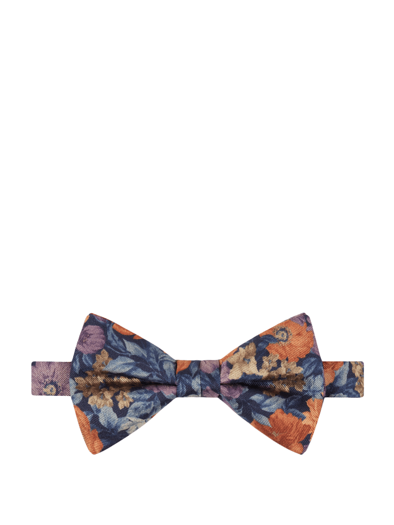 Blick Fliege aus Seide (marineblau) online kaufen