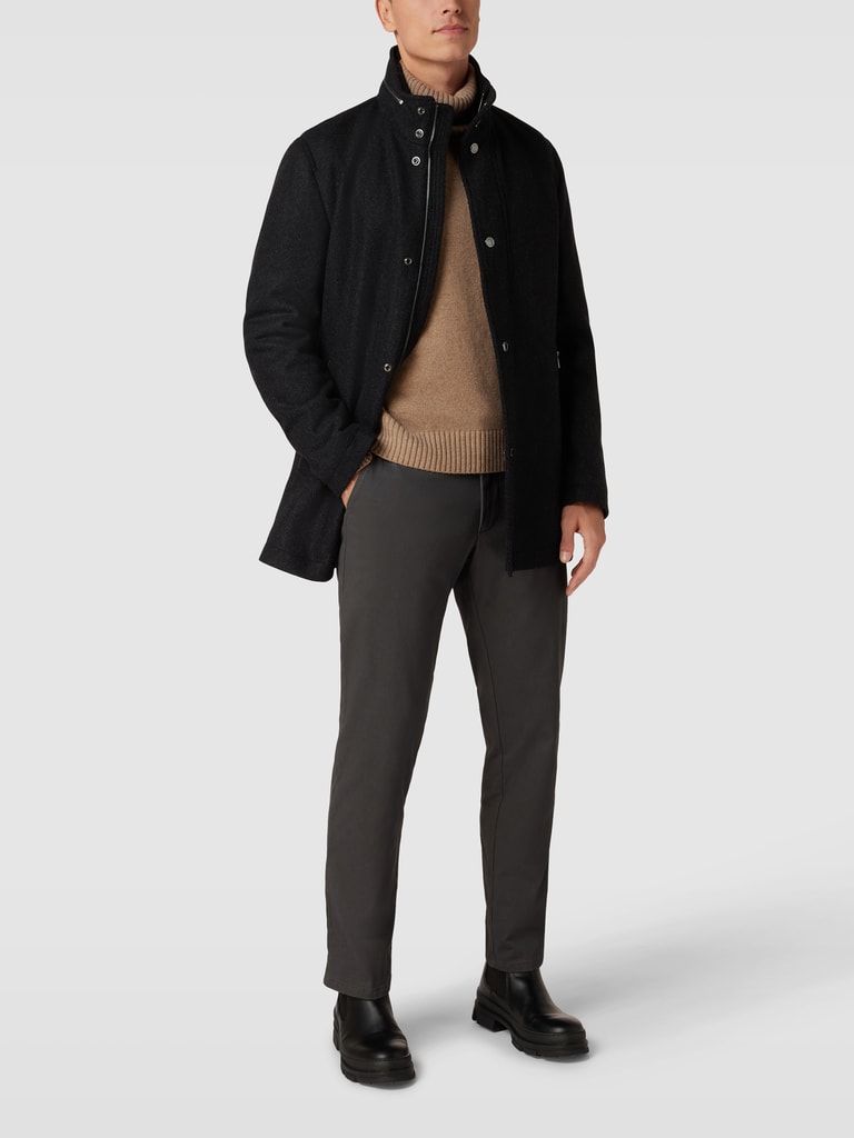 BOSS Jacke mit herausnehmbarer Kapuze Modell 'Camron' (anthrazit) online kaufen