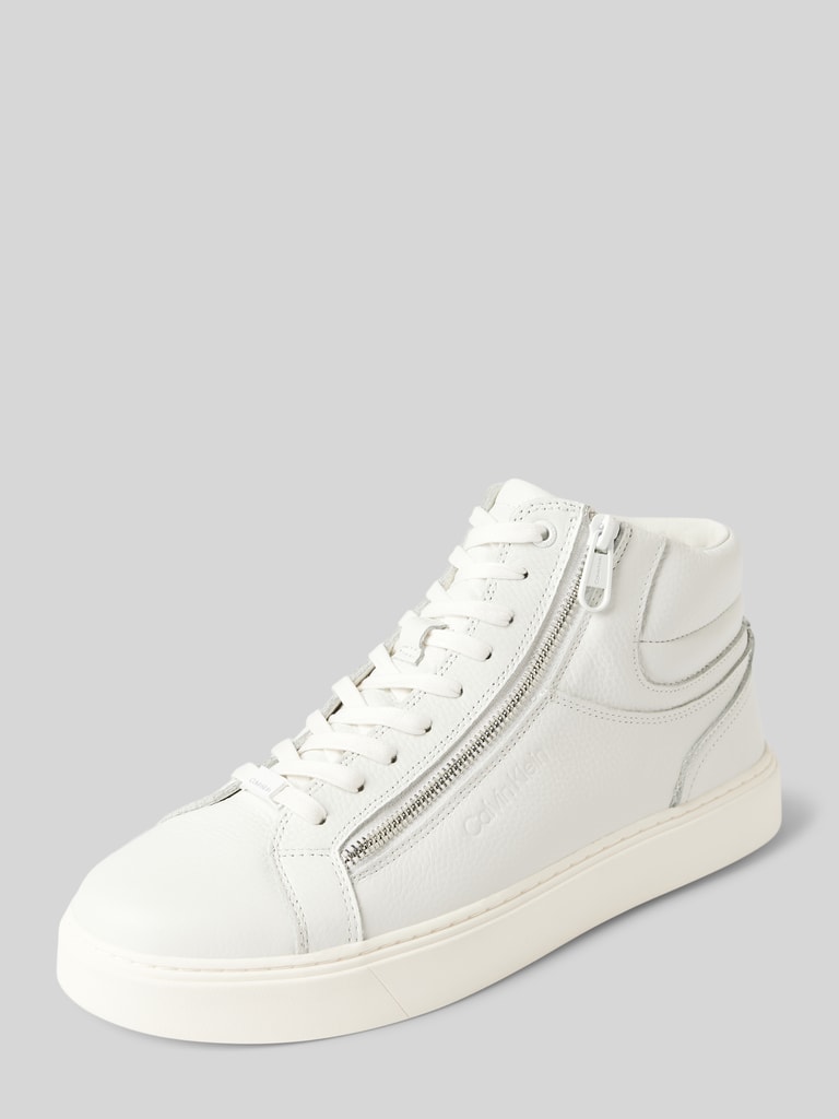 CK Calvin Klein High top leren sneakers met ritssluiting, model 'LACE ...