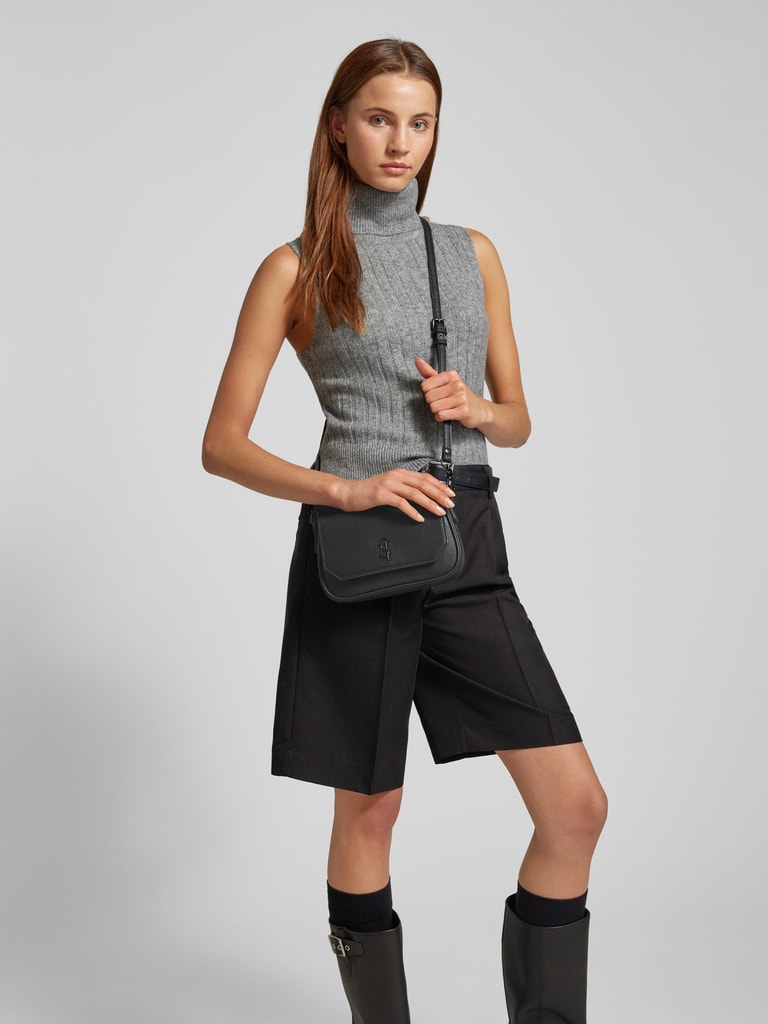 Steve Madden Schoudertas met labelapplicatie, model 'BMAE' in zwart ...
