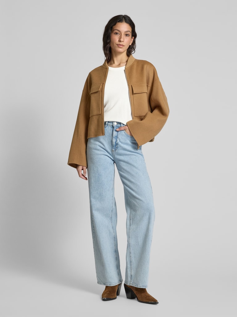 Smith and Soul Gebreid shirt met ronde hals in wit online kopen | P&C