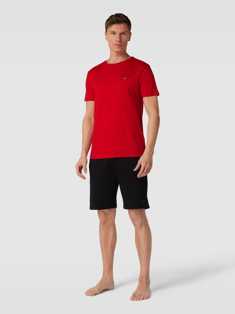 Tommy Hilfiger T-Shirt mit Label-Print (rot) online kaufen
