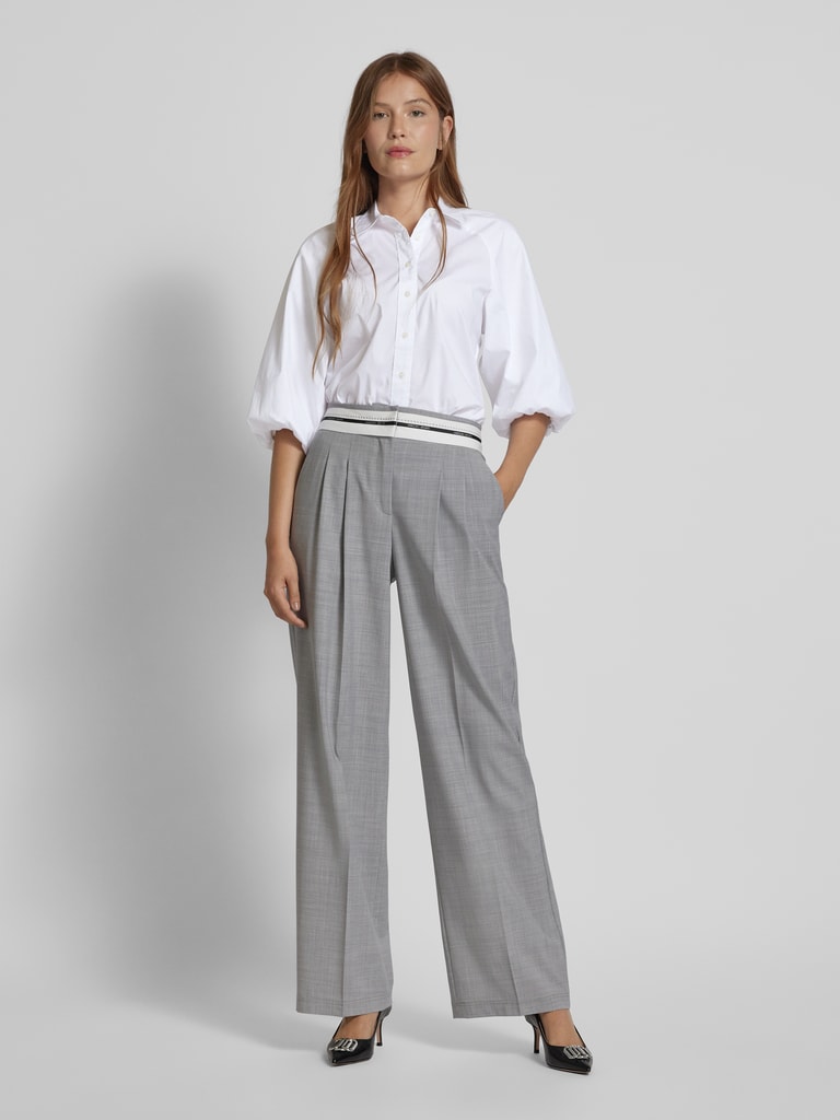 Lauren Ralph Lauren Blouse met pofmouwen, model 'FARREN' in wit online ...