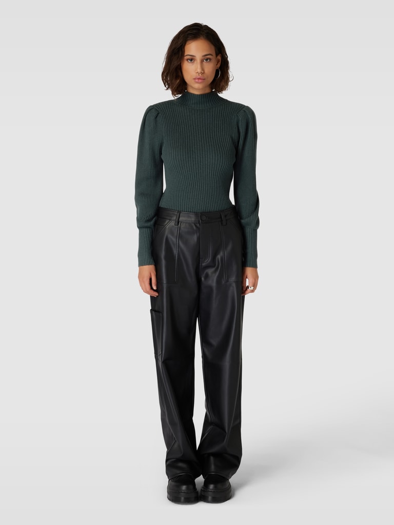 Only Strickpullover mit Stehkragen Modell 'KATIA' (dunkelgruen) online ...