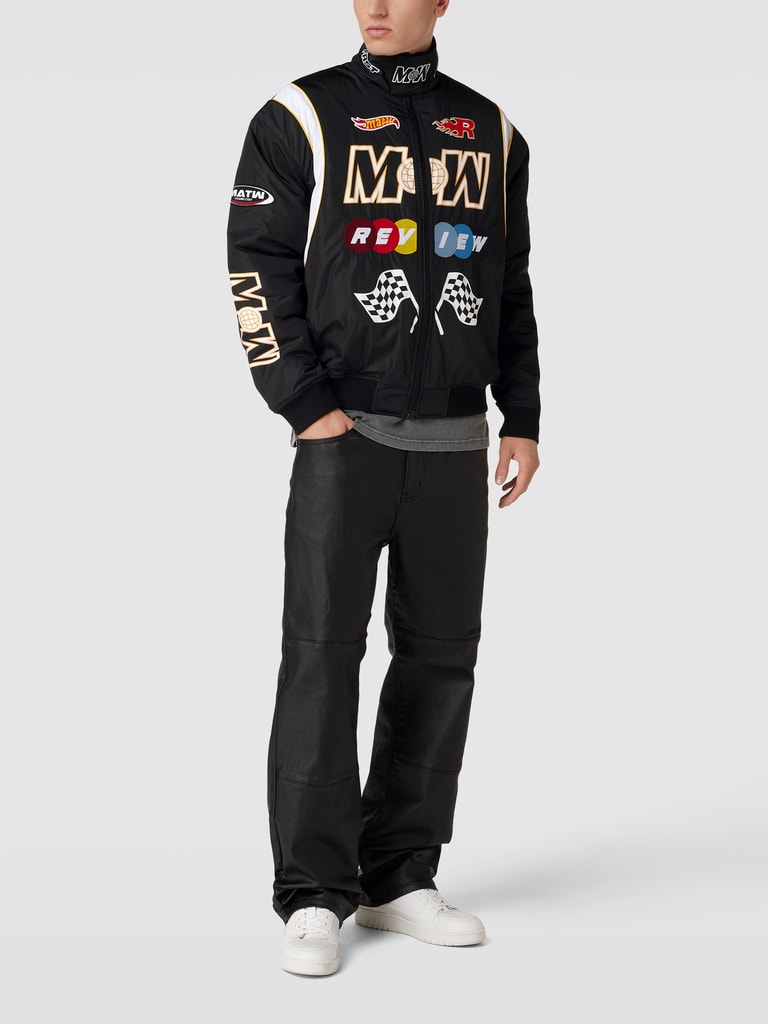REVIEW X MATW MATW X REVIEW - Jacke mit Label-Patches (black) online kaufen