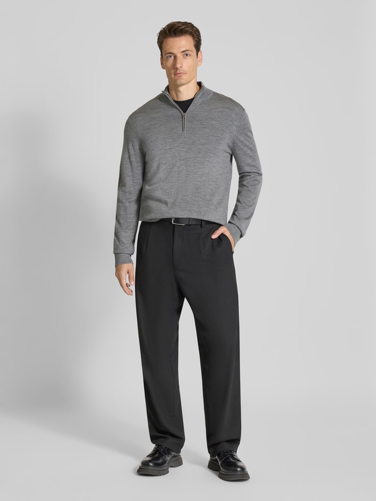 Kup online SELECTED HOMME Bluza z kołnierzem o kroju regular fit z ...
