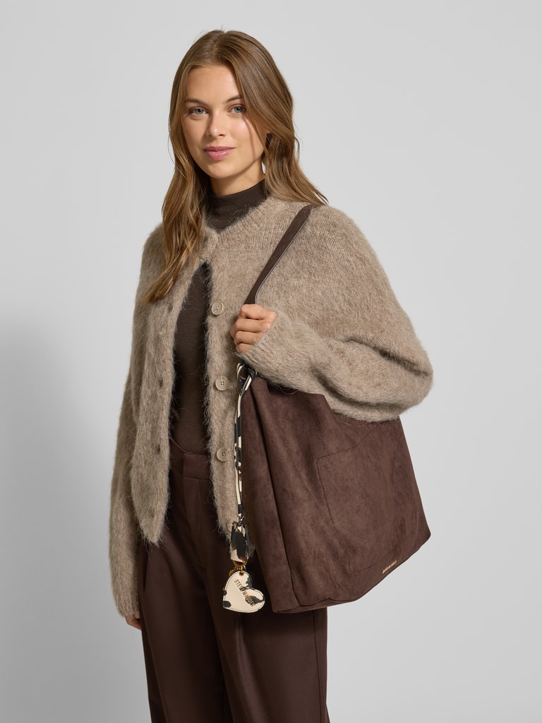 Steve Madden Handtas met hengsel, model 'Blenore' in donkerbruin online ...