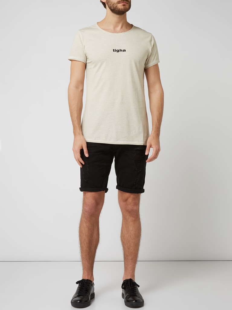 Tigha T-Shirt mit Logo-Print (sand) online kaufen