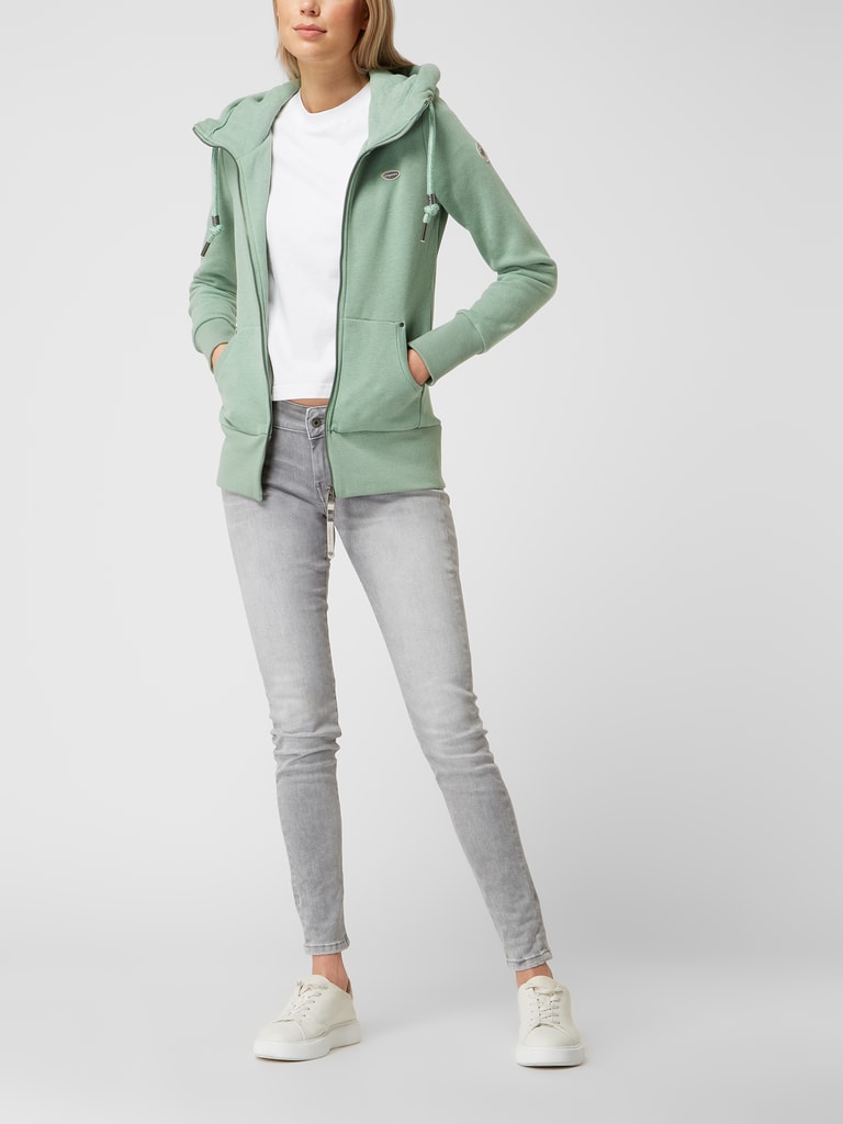 Ragwear Sweatjacke mit Label-Patch Modell 'NESKA ZIP' (hellgruen ...