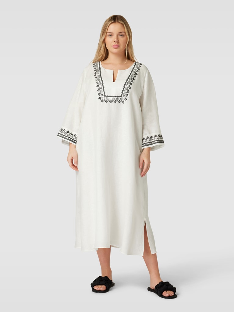 Marina Rinaldi Tunikakleid aus Baumwolle mit Zier-Stitchings Modell ...