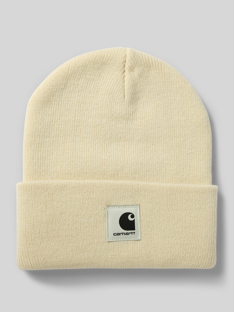 Kup online Carhartt Work In Progress Czapka beanie z naszywką z logo model ‘Ashley’ (piaskowy)