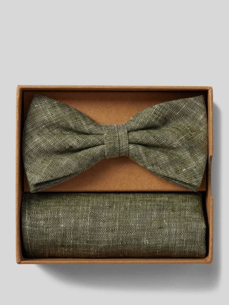 Prince Bowtie Strik met pochet in de set in lindegroen online kopen | P&C