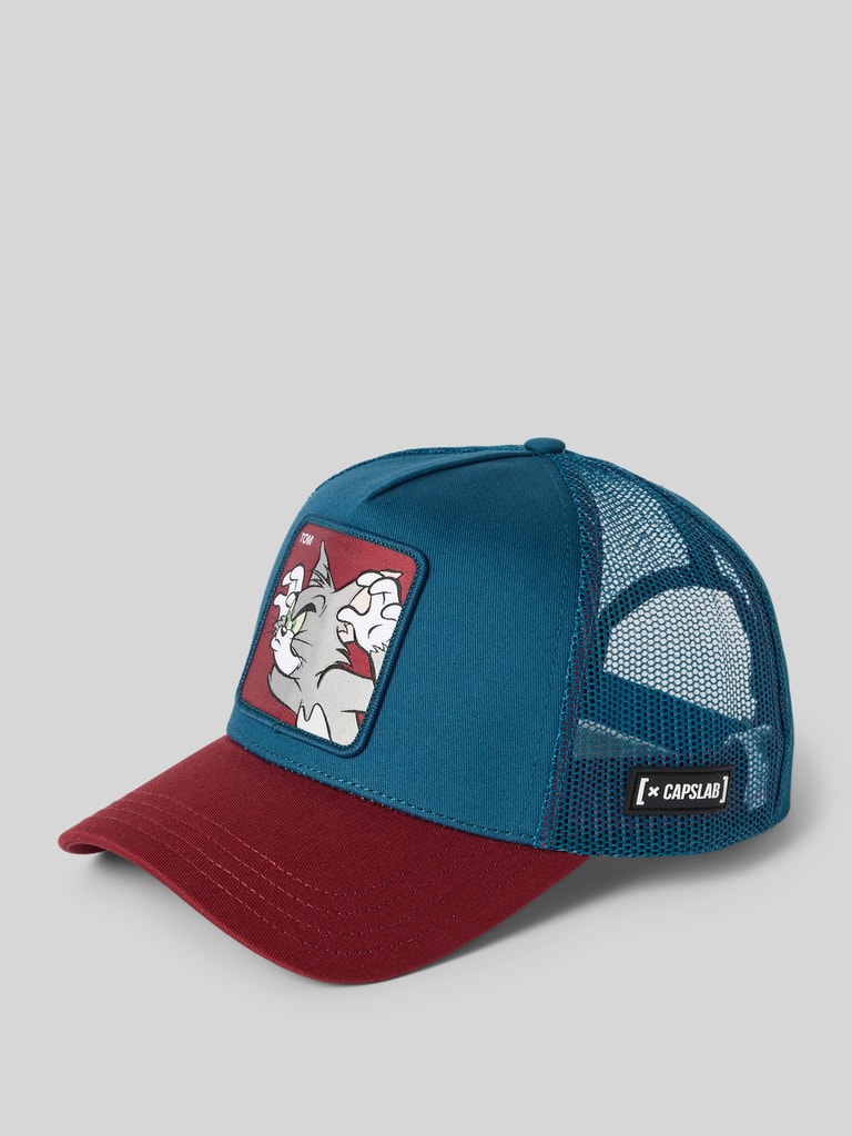 Capslab Trucker Cap mit Motiv-Badge Modell 'Tom Scary' (petrol) online ...