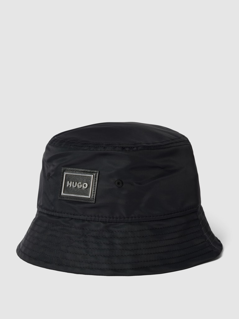 HUGO Bucket Hat mit Label-Patch (black) online kaufen