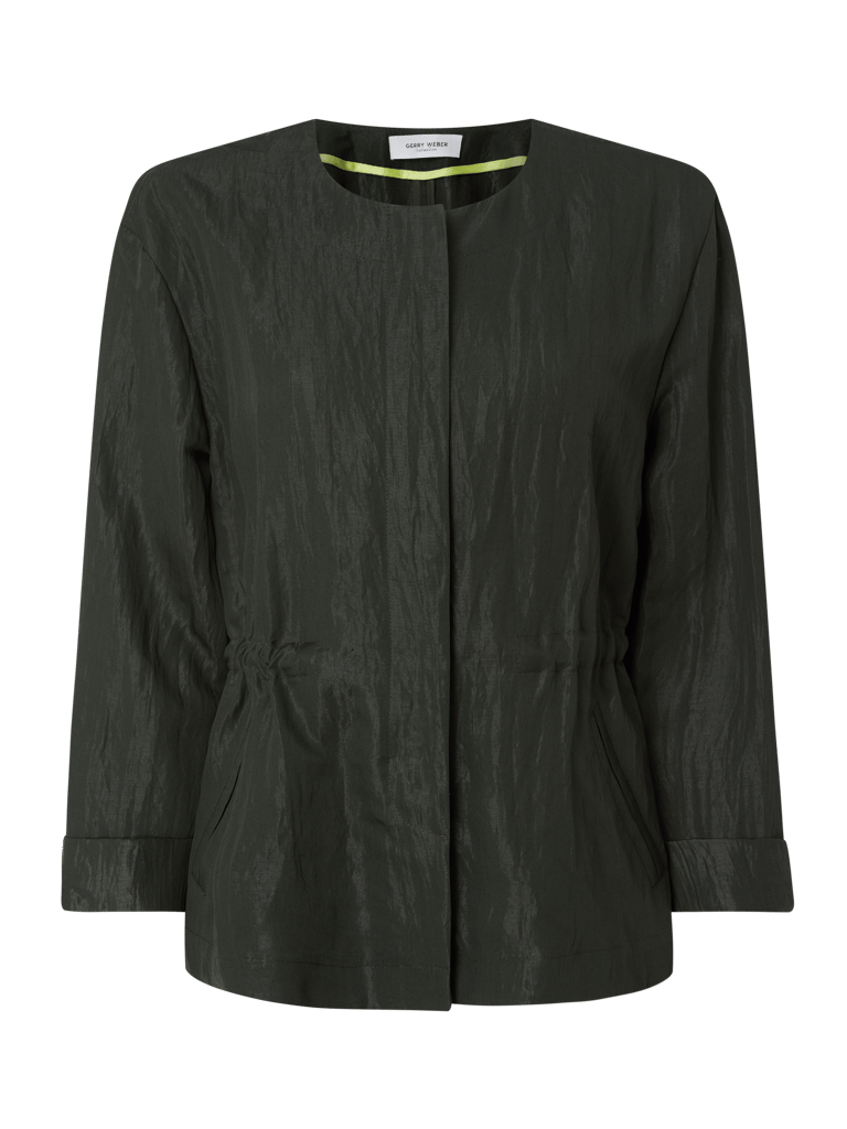 Gerry Weber Blazer van lyocellmix in flessengroen online kopen | P&C