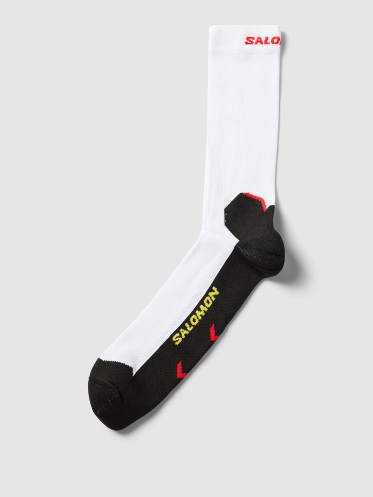 Salomon Socken mit Label-Detail Modell 'SPEEDCROSS CREW' (weiss) online ...