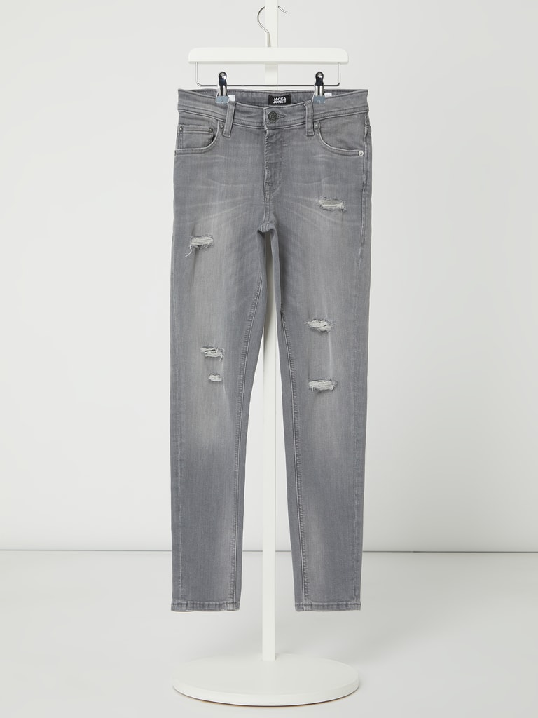 Jack & Jones Skinny Fit Jeans Modell 'Liam' - Better Cotton Initiative ...