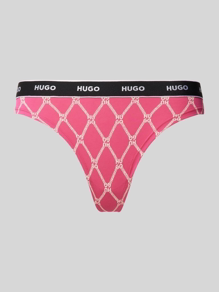 HUGO String mit elastischem Label-Bund Modell 'Carousel' (offwhite ...
