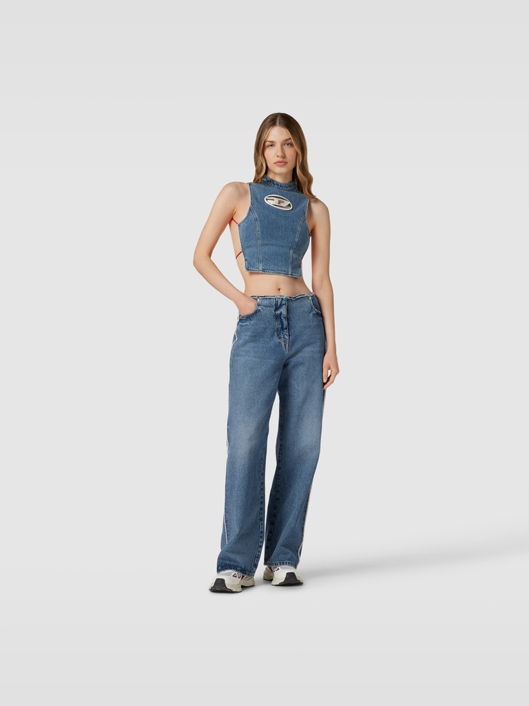 Diesel Crop Top mit Label-Detail (jeans) online kaufen