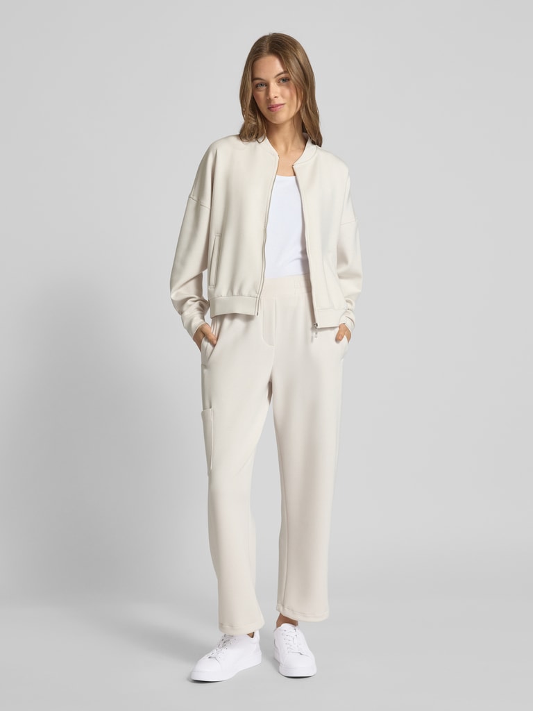 Christian Berg Woman Sweatjack met ritssluiting in ecru online kopen | P&C