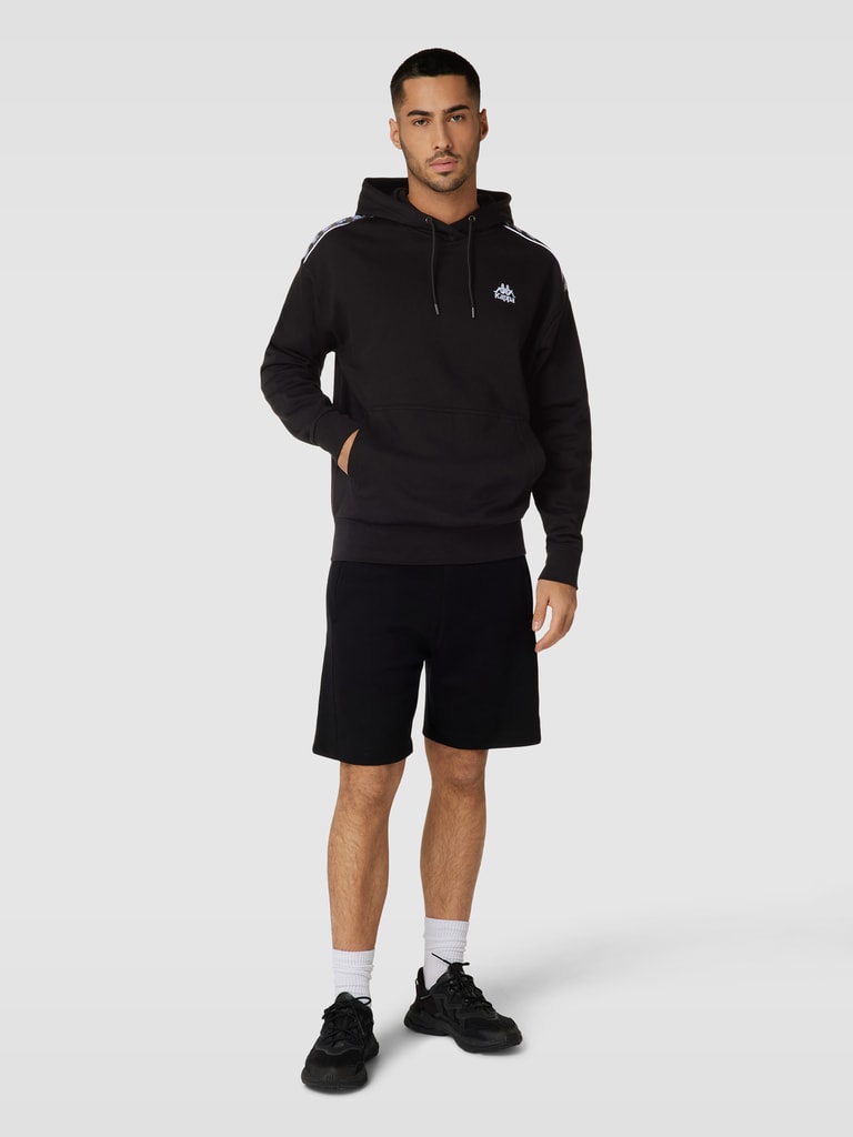 Kappa Hoodie mit Logo-Stitching (black) online kaufen