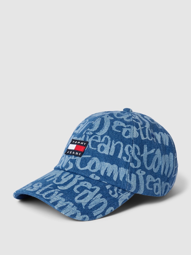 Tommy Jeans Cap mit Allover-Logo (jeansblau) online kaufen