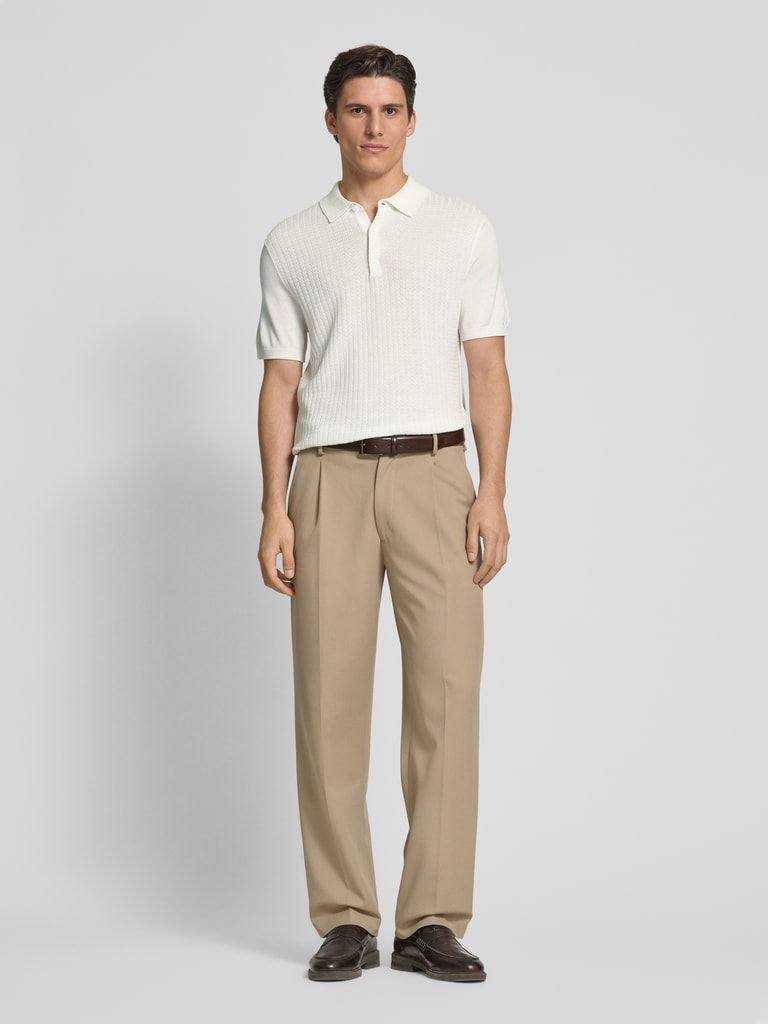 Strellson Poloshirt mit kurzer Knopfleiste Modell 'Adrian' (offwhite ...