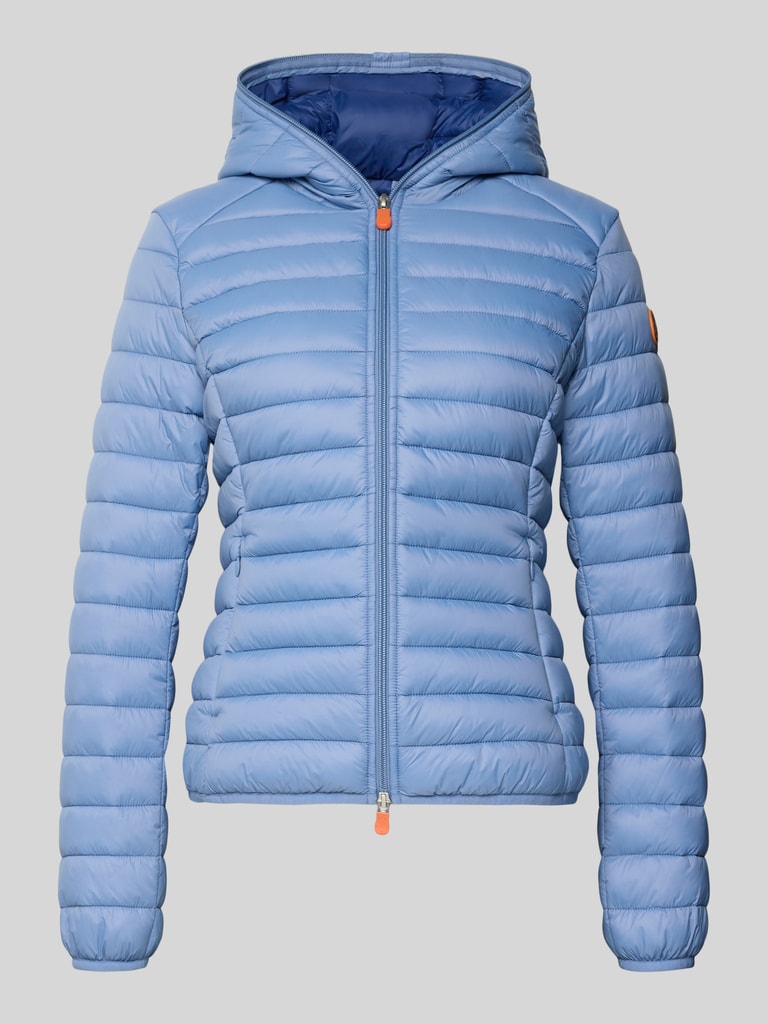 SAVE THE DUCK Slim fit gewatteerd jack met tweewegsritssluiting, model ...