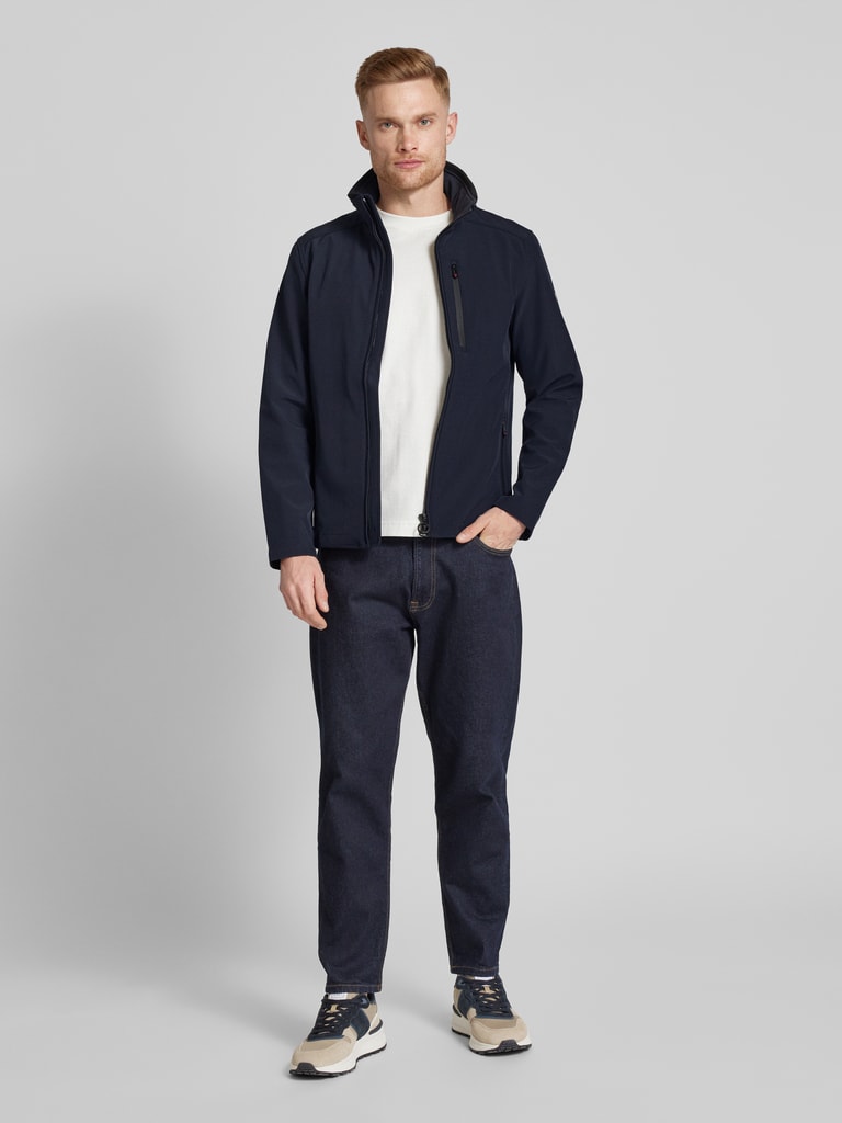 Wellensteyn Functioneel jack met opstaande kraag, model 'Alus' in marineblauw online kopen | P&C