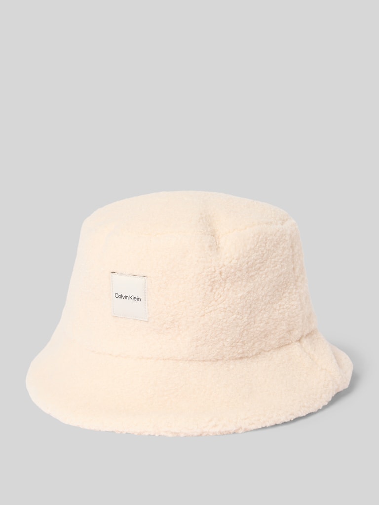 CK Calvin Klein Bucket Hat in Bouclé-Optik (offwhite) online kaufen