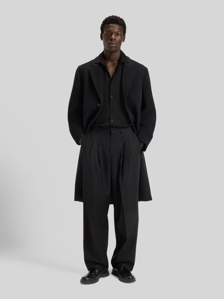 HUGO Slim Fit Freizeithemd mit Jacquard-Muster Modell 'KENNO' (black ...