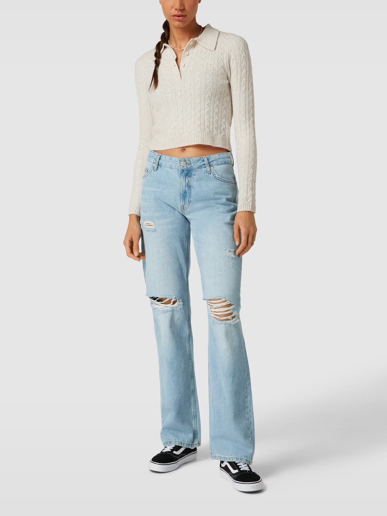 REVIEW Jeans im Used-Look (sky) online kaufen