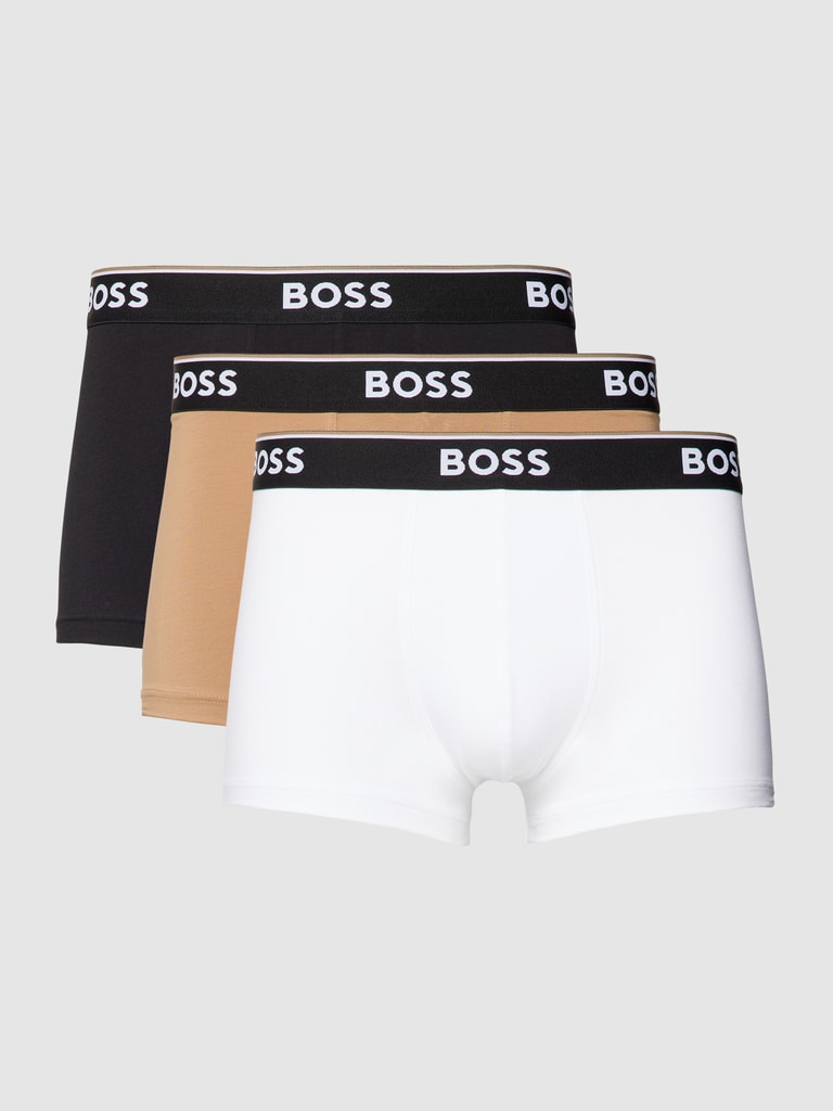 BOSS Trunks mit Label-Bund im 3er-Pack (camel) online kaufen
