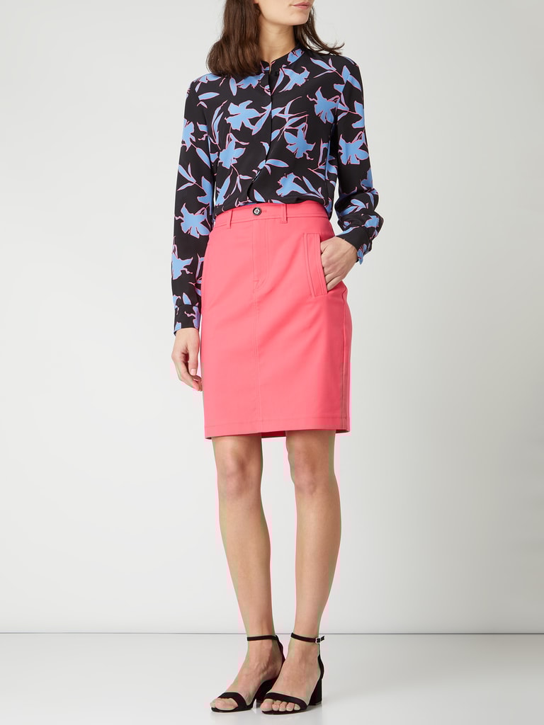 Marc Cain Bleistiftrock mit Eingrifftaschen (pink) online kaufen