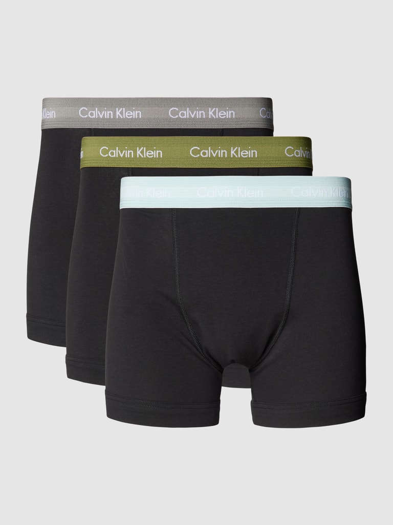 Calvin Klein Underwear Trunks mit elastischem Bund im 3er-Pack (black ...