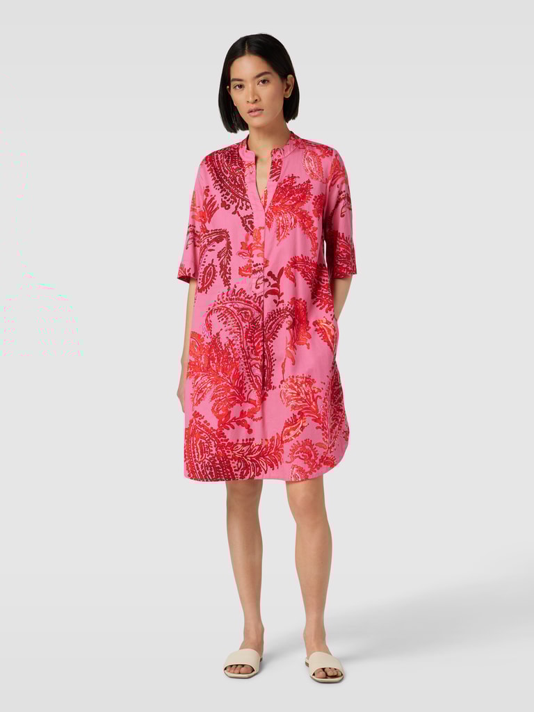 Emily Van den Bergh Tunikakleid aus Baumwolle mit Allover-Muster Modell ...