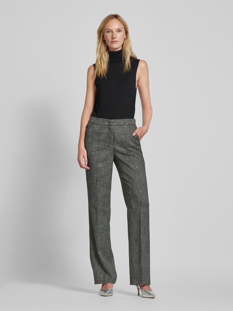 TONI Regular Fit Hose mit Paillettenbesatz Modell 'Louisa' (black ...
