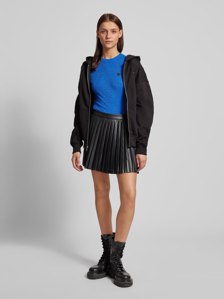 Kup online Hugo Blue Bluzka z długim rękawem i naszywką z logo model ...